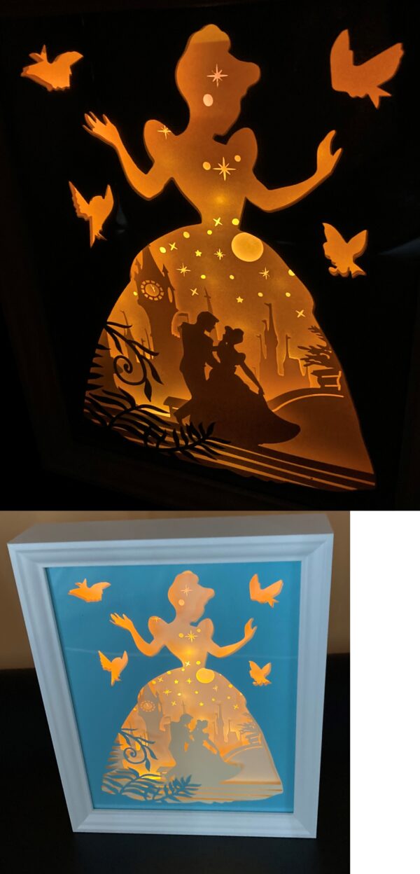 Princess Shadow box - Paper Craft Creations by Janine