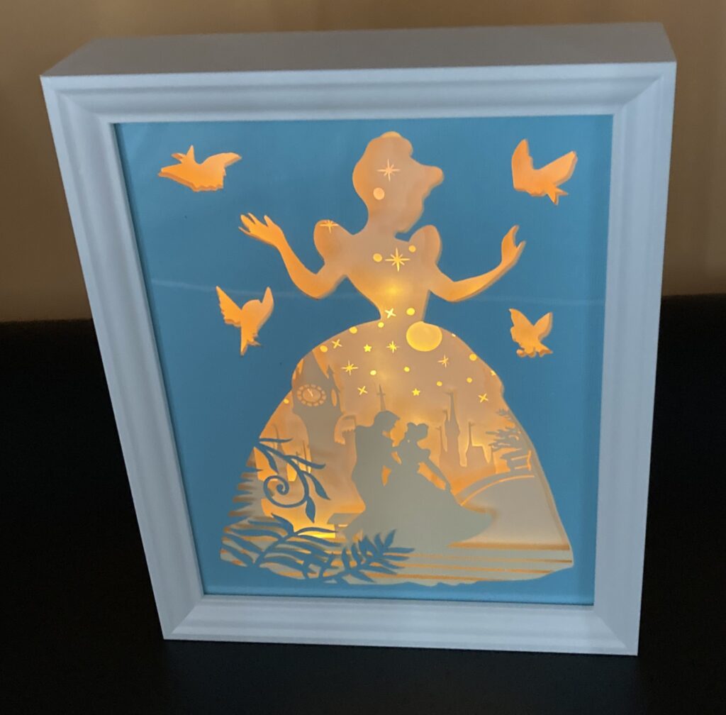 Princess Shadow box - Paper Craft Creations by Janine