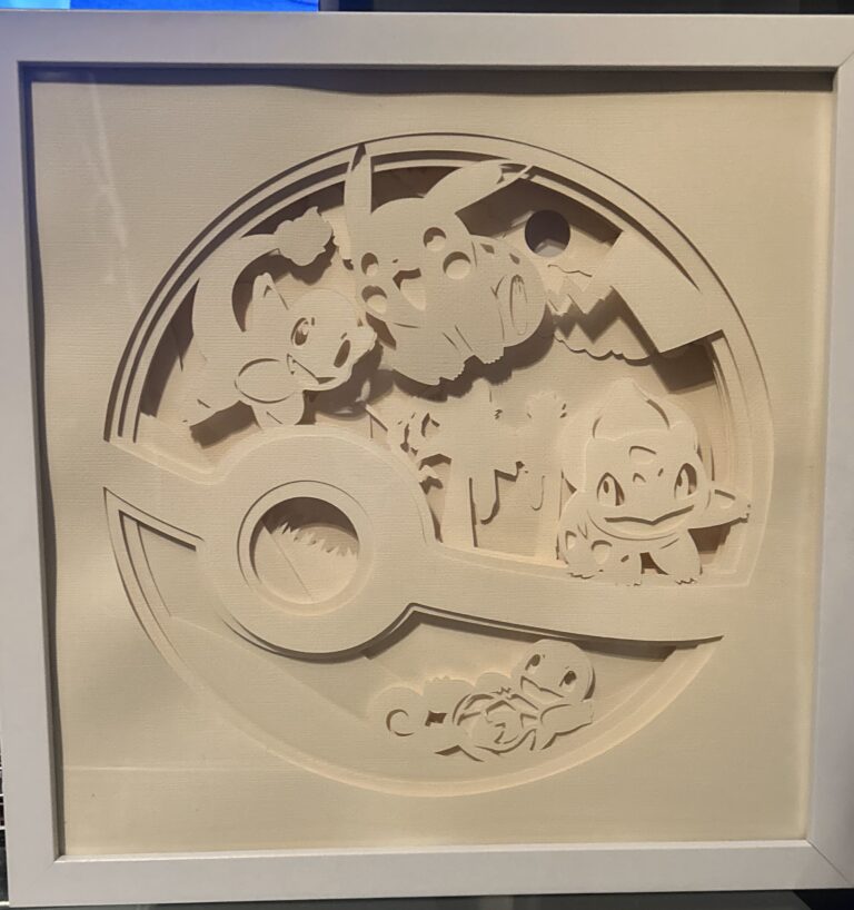 Pokemon Shadow box - Paper Craft Creations by Janine